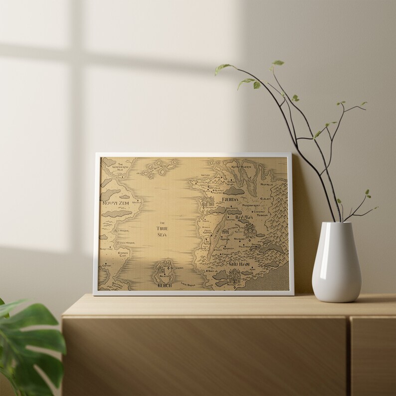 Map of Ravka grishaverse Shadow and Bone | Etsy Canada