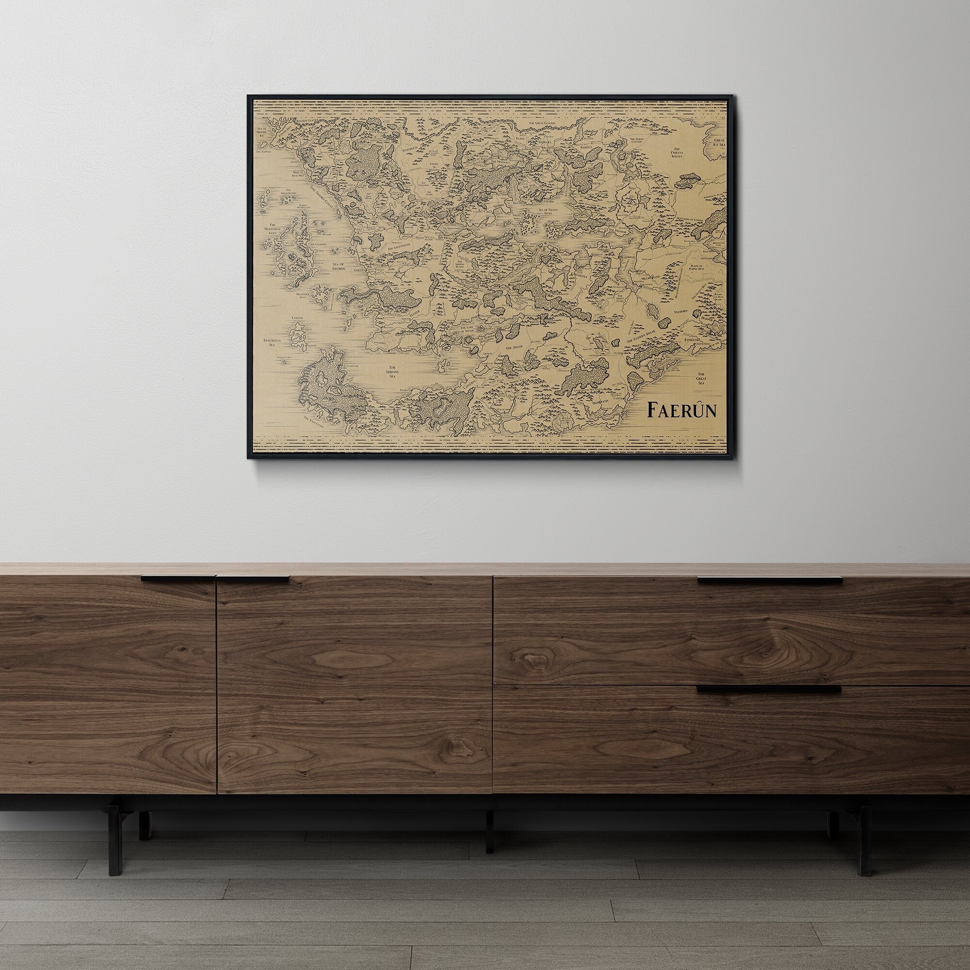Map of Faerûn | Etsy Canada