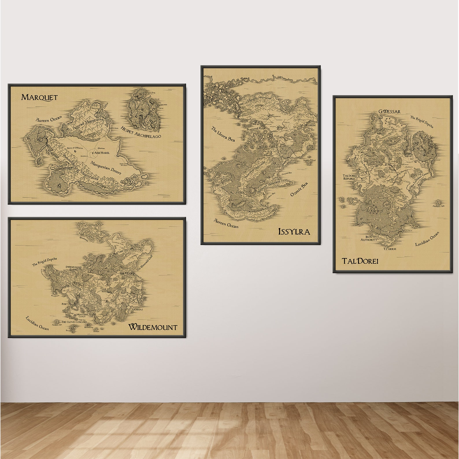 Exandria Map Series: Tal'dorei Marquet Wildemount Issylra - Etsy
