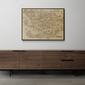 Map of Faerûn - Etsy