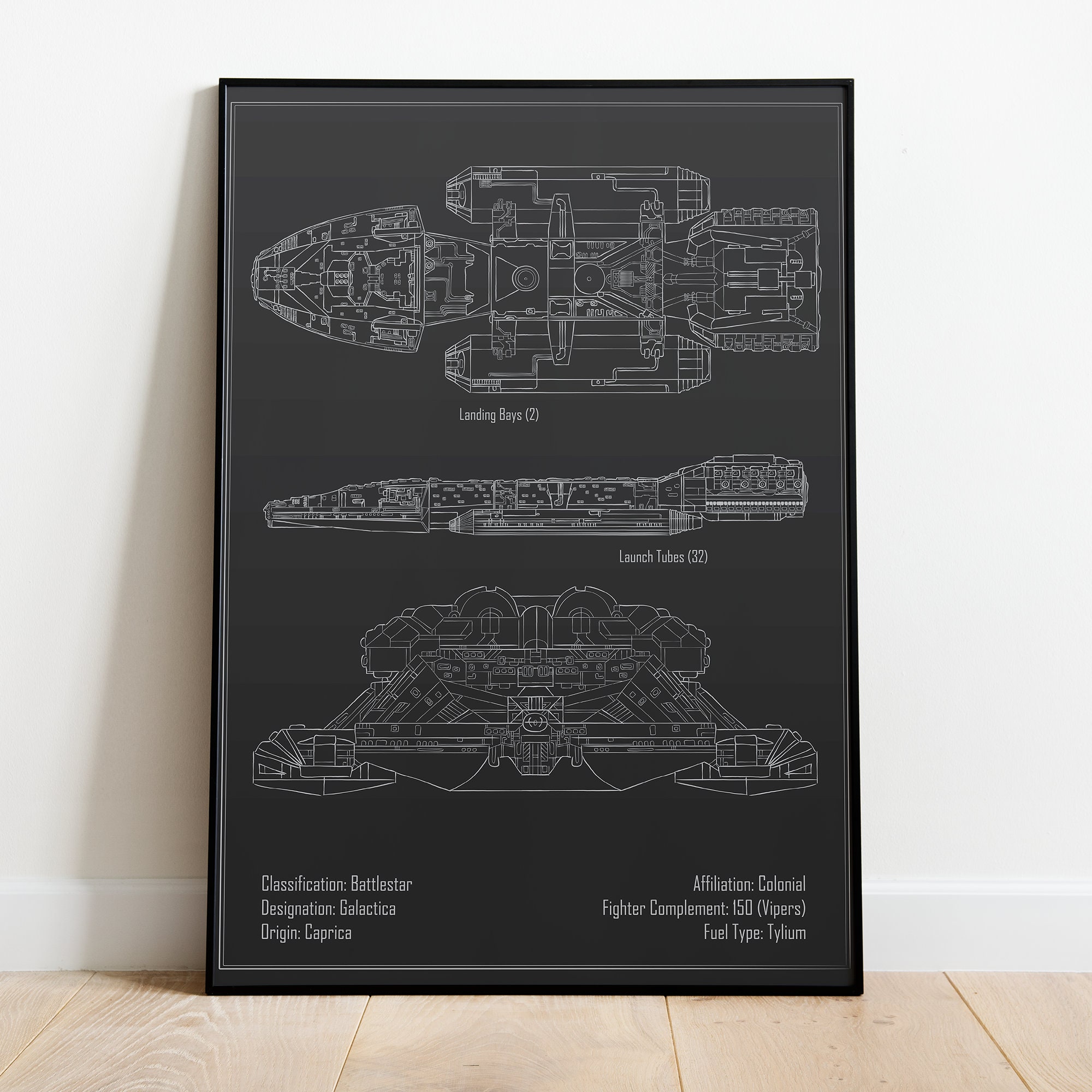 Map of Battlestar Galactica - Etsy
