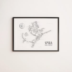 Map of Spira: Final Fantasy X - Etsy