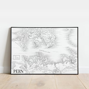 Map of Pern - Etsy
