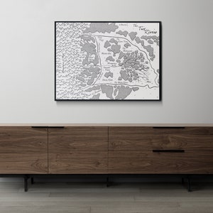 Map of the Two Rivers (the Wheel of Time) - Etsy