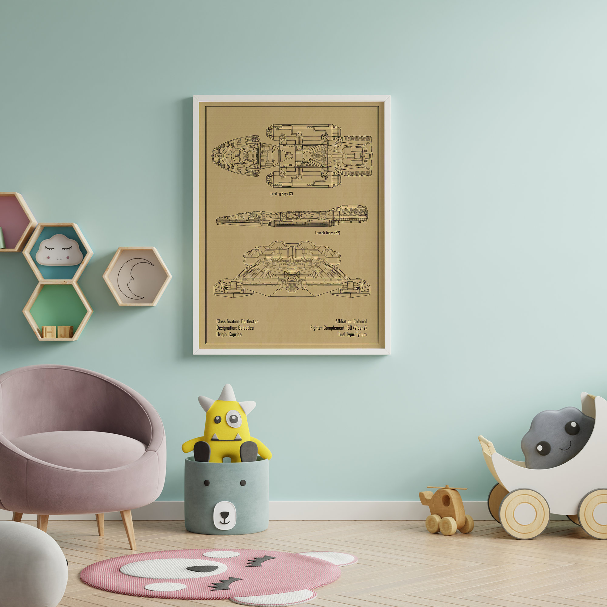 Map of Battlestar Galactica - Etsy