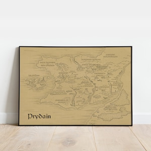 Map of Prydain - Etsy