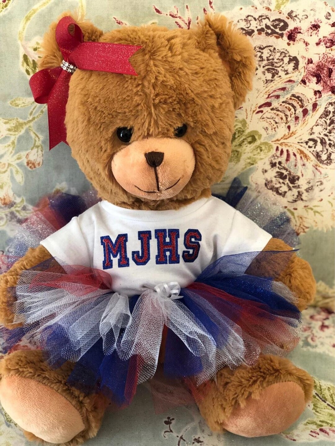 Cheerleading Personalized Bear - Etsy