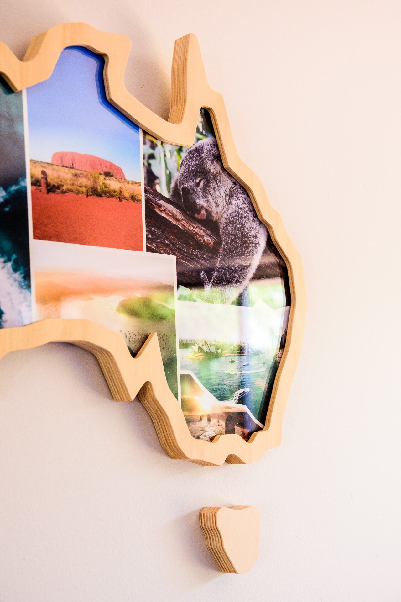 The Mini Australia Frame Unique Freeform Wooden Picture - Etsy