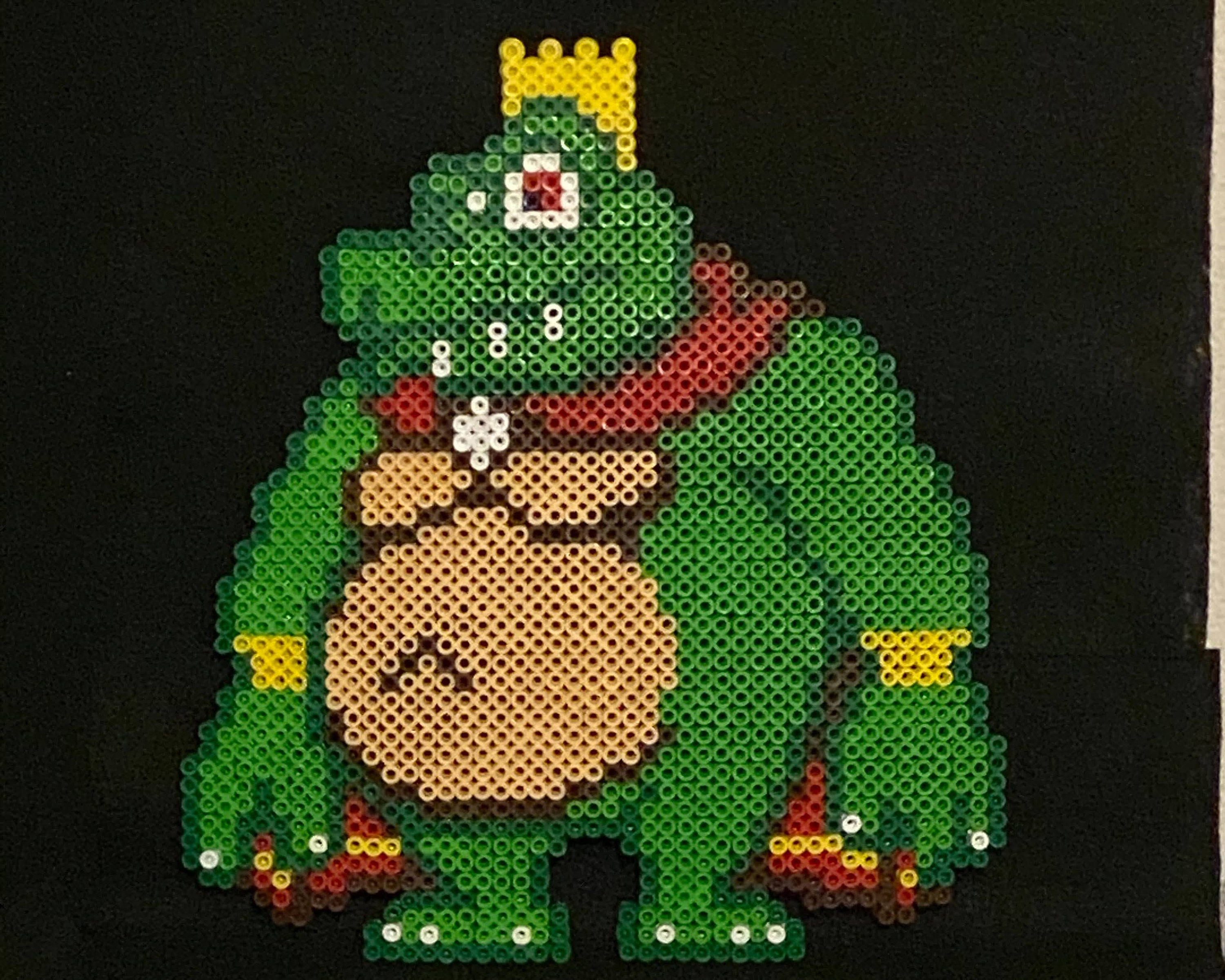 King K.Rool Perler Inspired Sprites Donkey Kong Wall | Etsy
