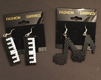 Perler Bead Earrings | Etsy