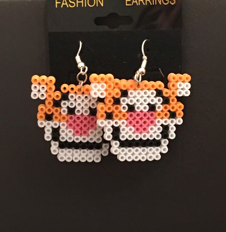 Piglet Pooh & Tigger Inspired Dangle Mini Perler/ Artkal - Etsy