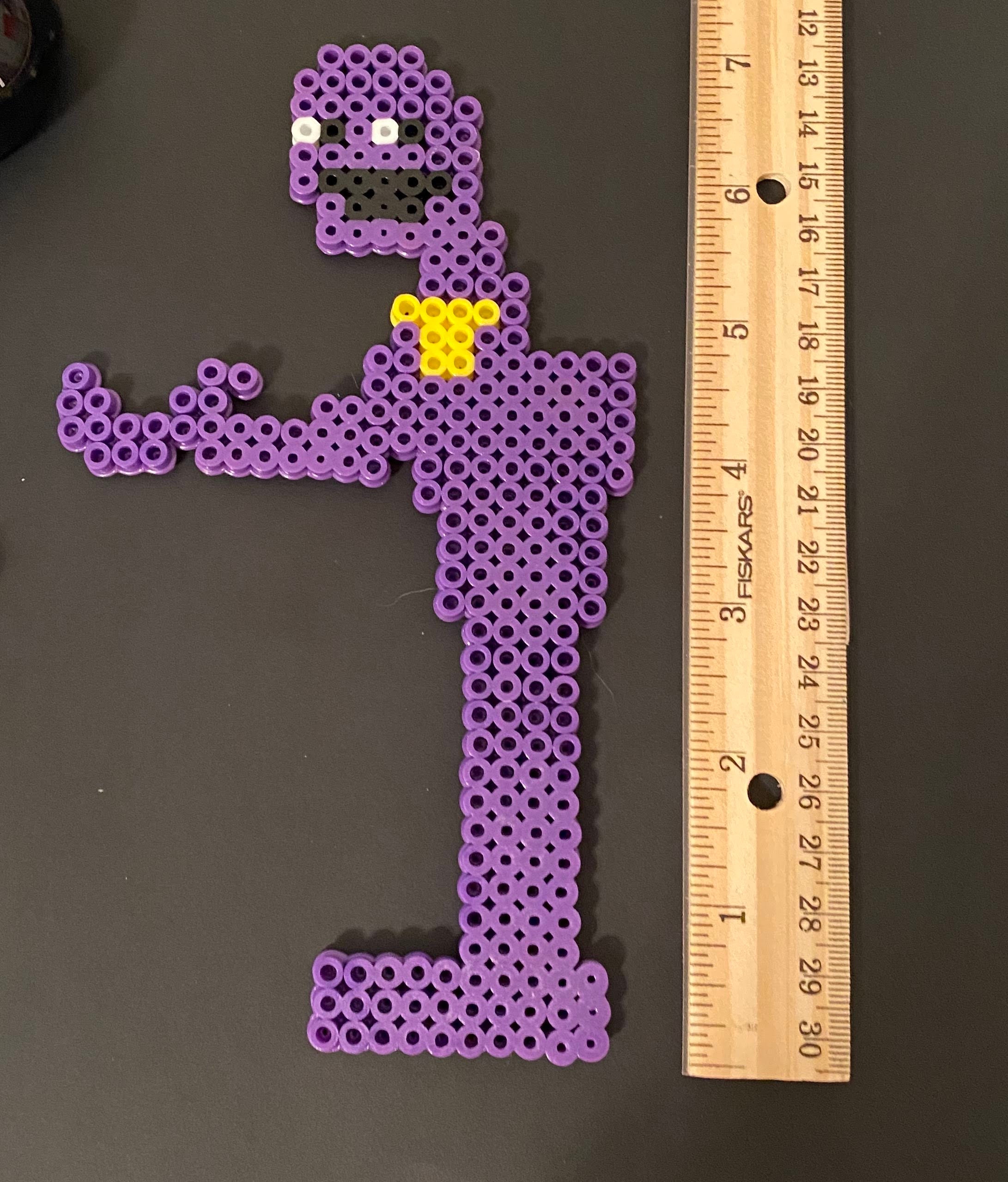 Purple Guy William Afton Inspired Beaded Sprites Perler Wall Etsy