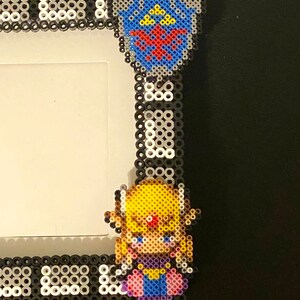 Link and Zelda Inspired Perler Artkal Glass Picture Frame - Etsy