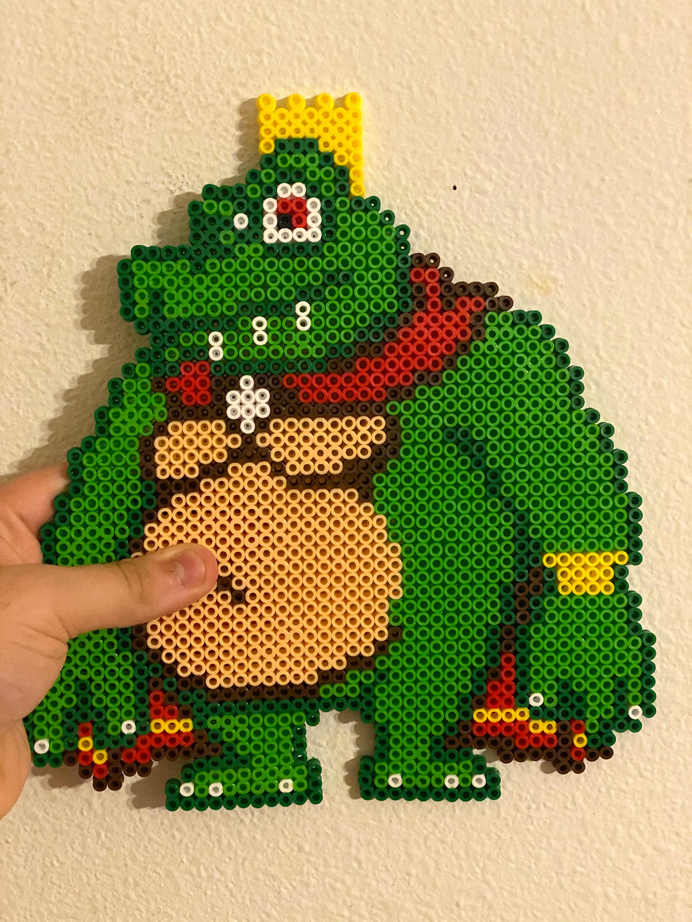 King K.Rool Perler Inspired Sprites Donkey Kong Wall | Etsy