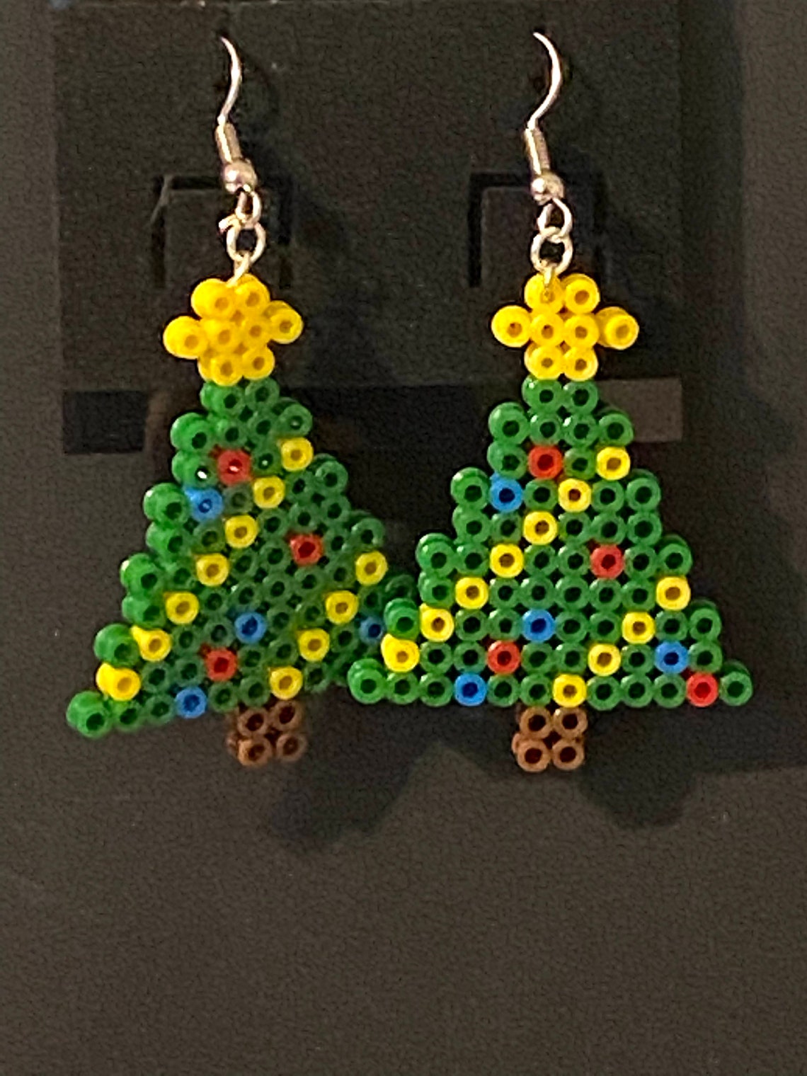 Gingerbread Man and Christmas Tree Mini Perler or Artkal Bead - Etsy UK