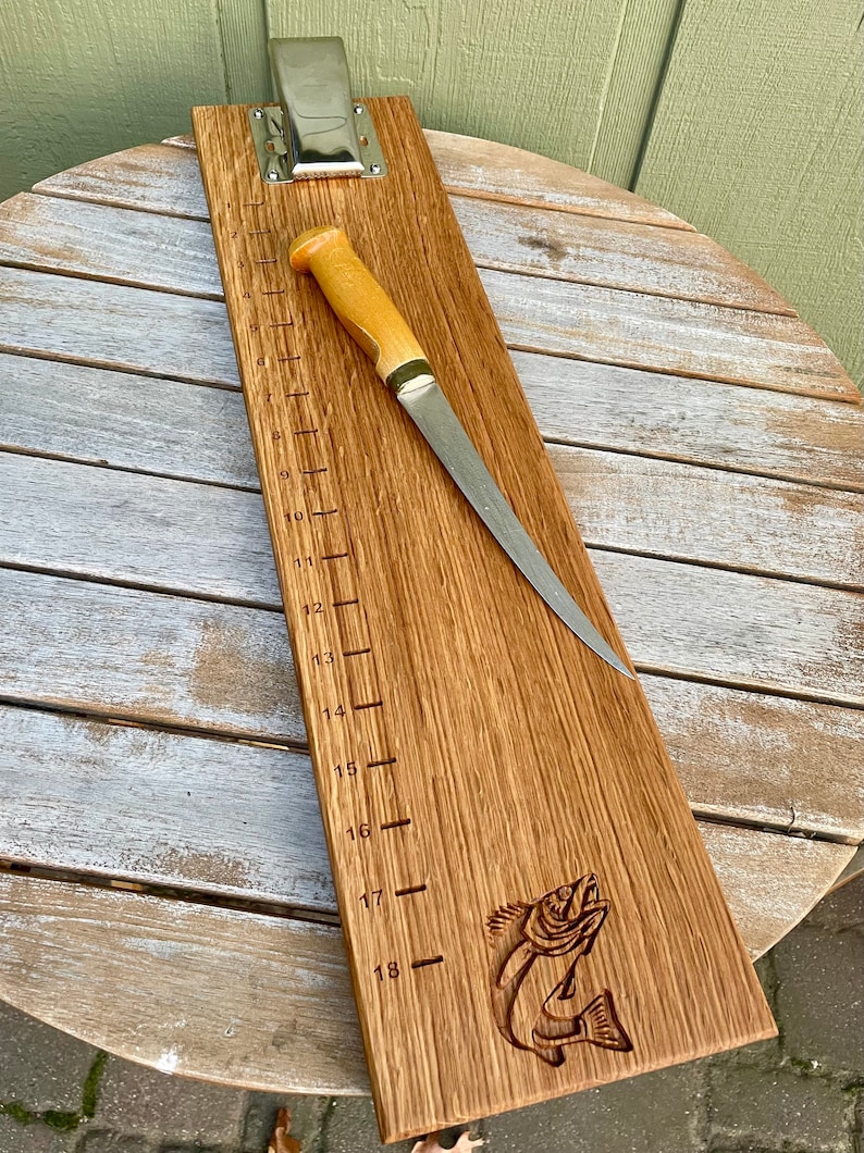 Fish Fileting Cutting Board - CNC Files - SVG DXF - Filet Board ...