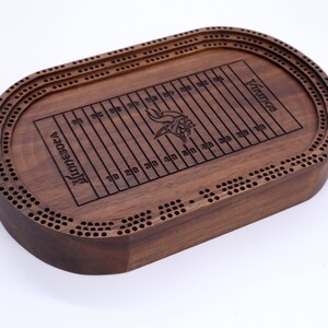 Cribbage Board CNC File - Dxf Svg Ai Pdf - Football Stadium Cribbage ...