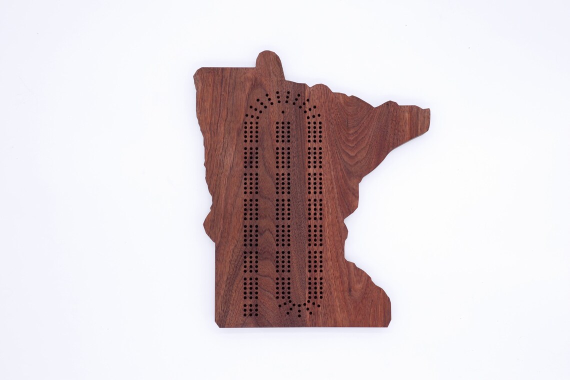 Custom Outline Cribbage Boards Handmade Card Games Gift - Etsy