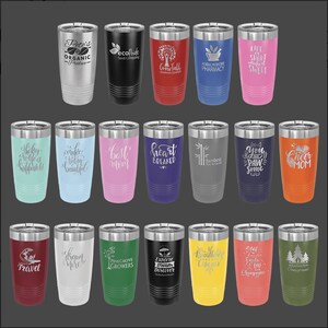 Set of 12 Business Logo Tumblers - Custom Logo - Client Appreciation ...