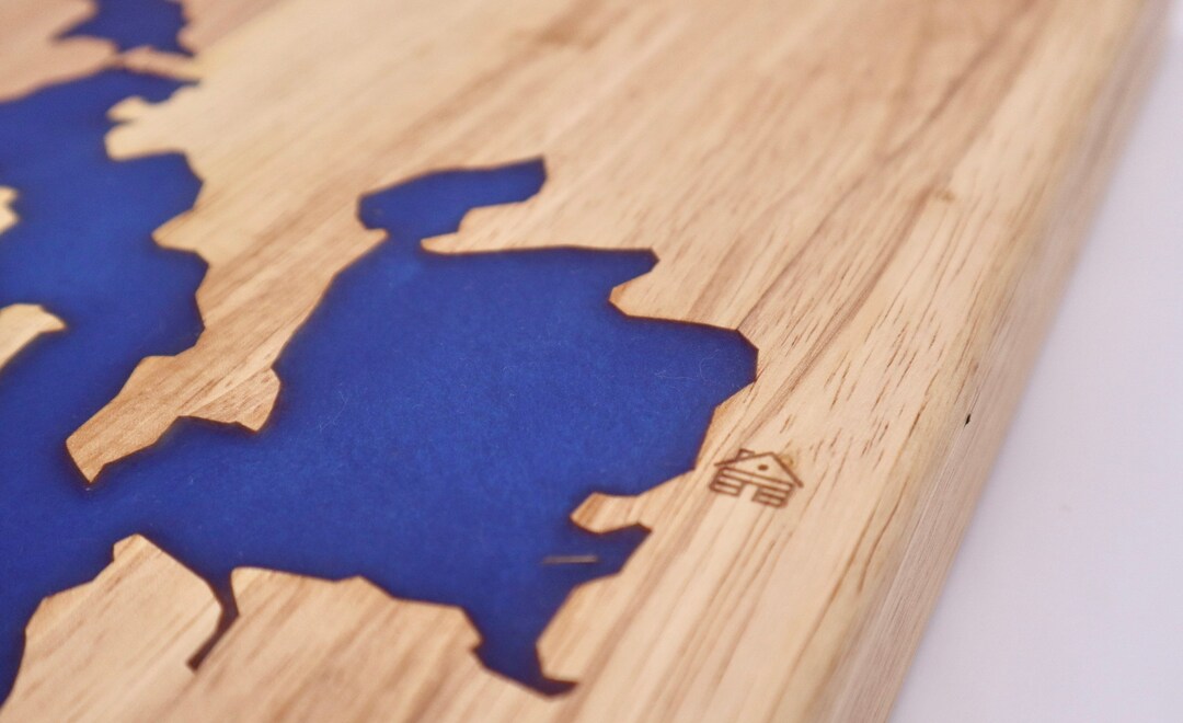 Lake Map Custom Insignia - Etsy