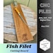 Fish Fileting Cutting Board - CNC Files - SVG DXF - Filet Board ...