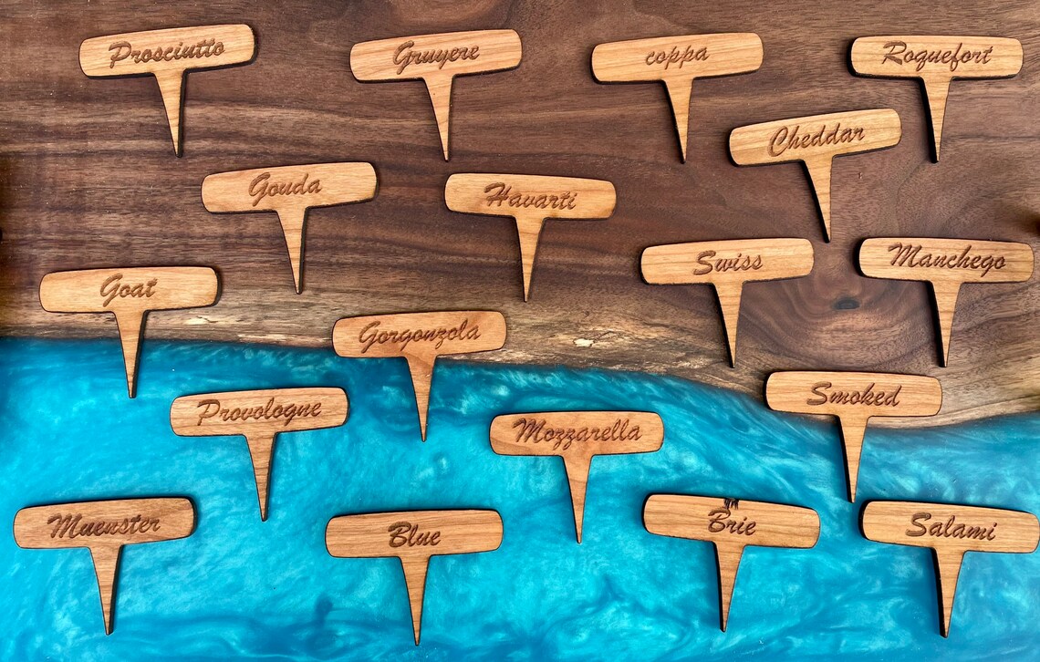 Charcuterie Tags - Serving Tags - Cheese Tags - Labels - Food Labels ...