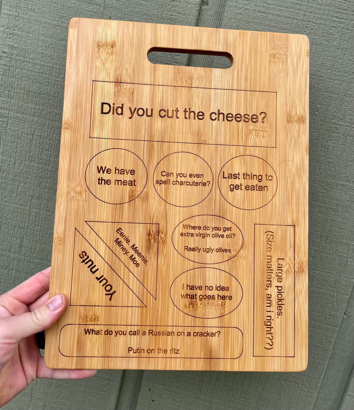 Charcuterie Board Humor Joke Funny Serving Tray - Etsy