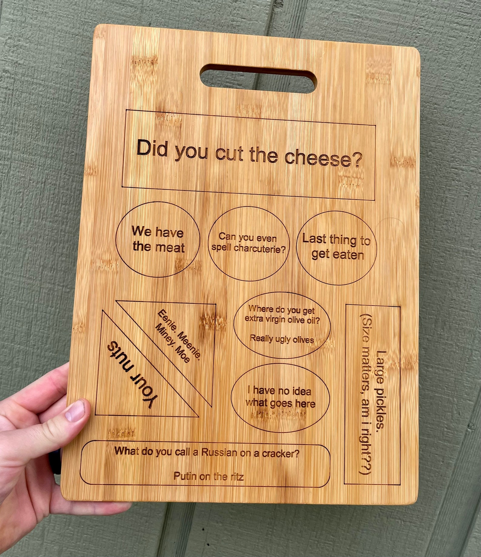 Charcuterie Board Humor Joke Funny Serving Tray - Etsy