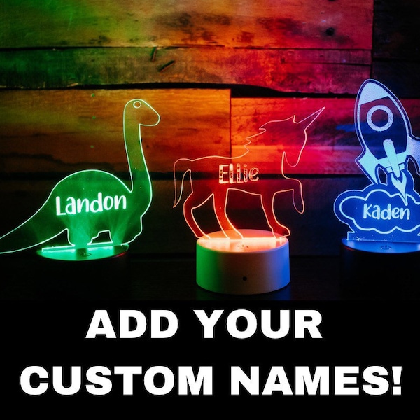 Acrylic Night Light - Etsy