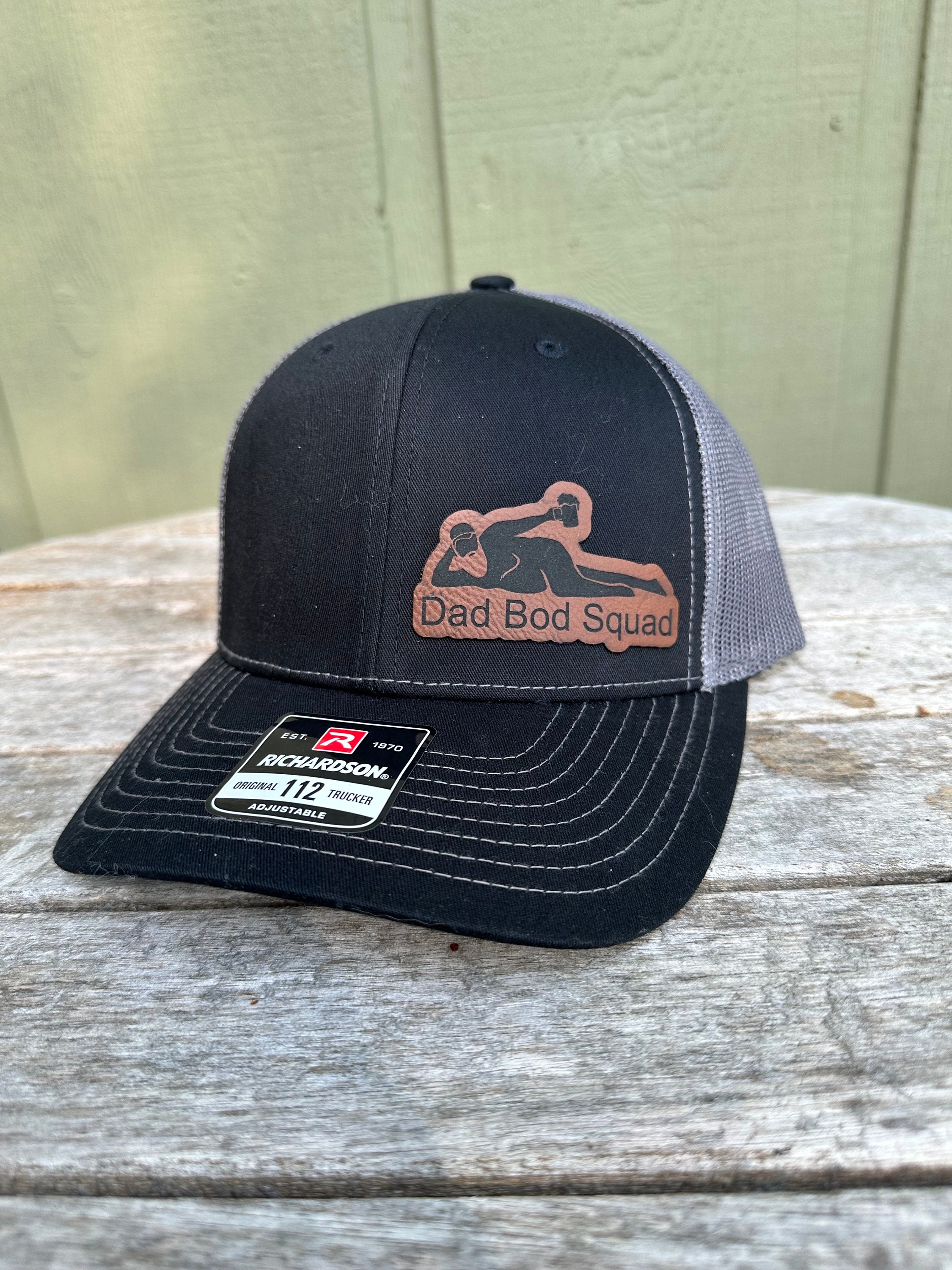 Dad Bod Squad Hat Leatherette Patch Leather Patch - Etsy