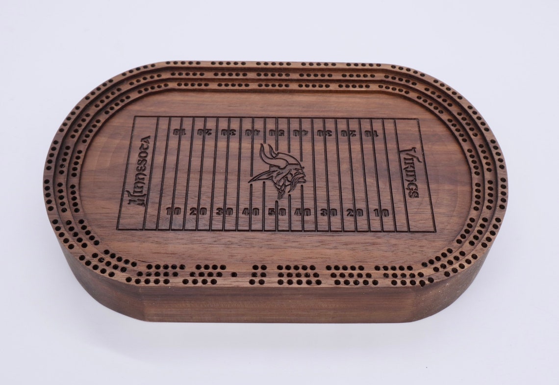 Cribbage Board CNC File Dxf Svg Ai Pdf Football Stadium - Etsy Canada
