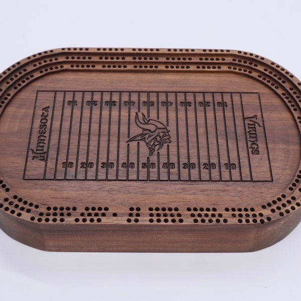 Football Cribbage Board - Etsy