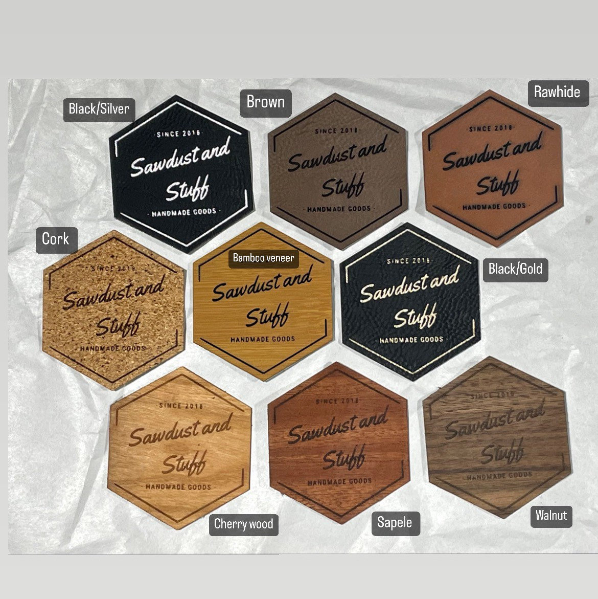 Set of 5 Custom Logo Patches for Hats, Leatherette Patch - Logo Hats ...