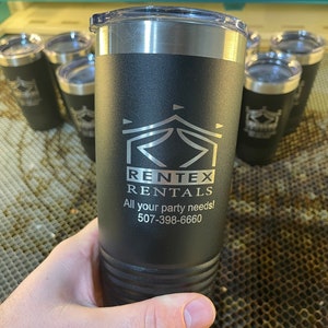Set of 12 Business Logo Tumblers - Custom Logo - Client Appreciation ...
