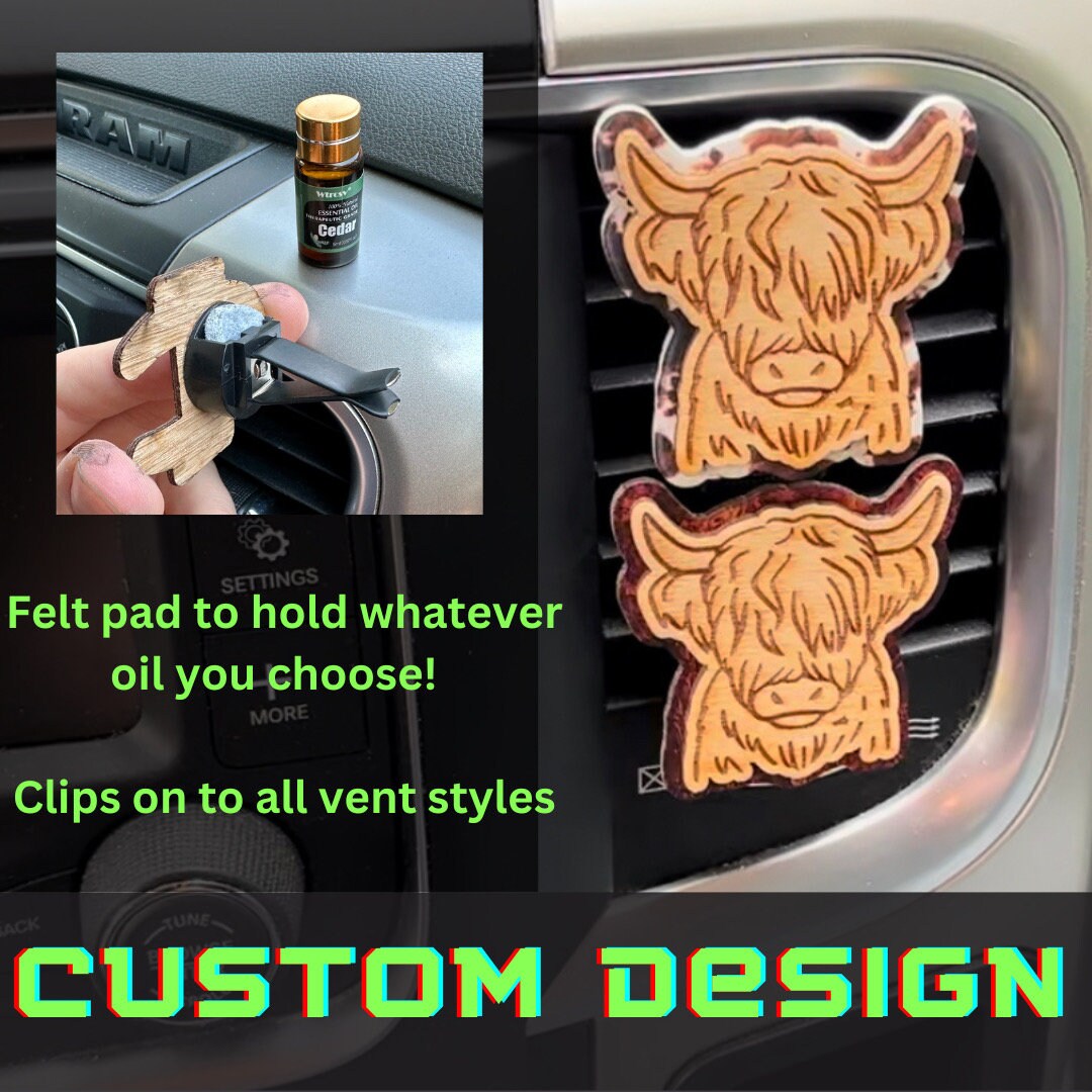 Car Vent Diffuser - Essential Oil Diffuser - Car Air Freshener - Custom ...