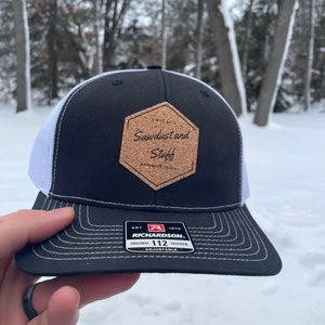 Set of 5 Custom Logo Patches for Hats, Leatherette Patch - Logo Hats ...