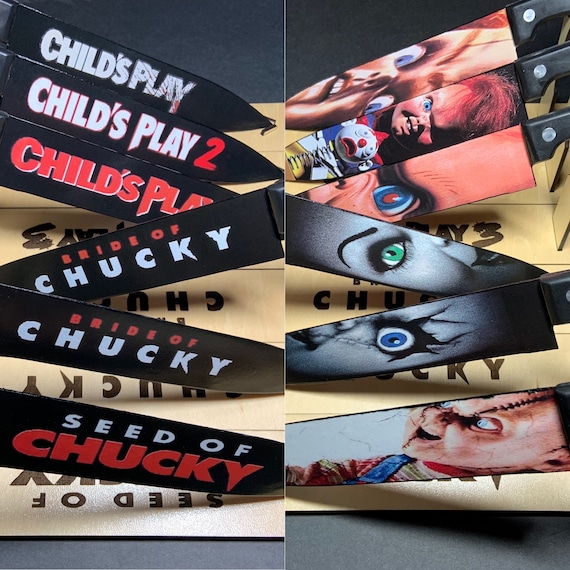 Childs Play Chucky 6 Knife Set With/Without Laser Engraved | Etsy