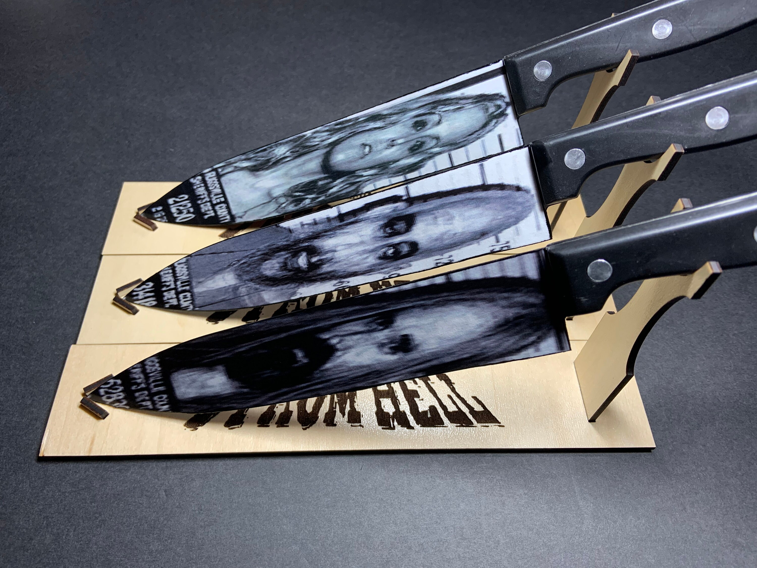 3 From Hell Rob Zombie Knife Set With/Without Laser Engraved | Etsy