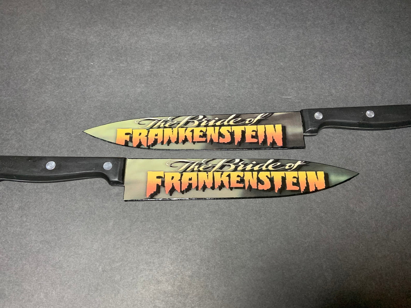 Bride of Frankenstein Horror Kitchen 2 Knife Set With/without Laser ...