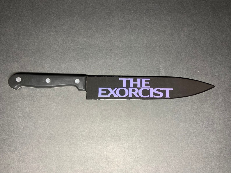 The Exorcist Demon Knife Set With/without Sublimated Stand - Etsy
