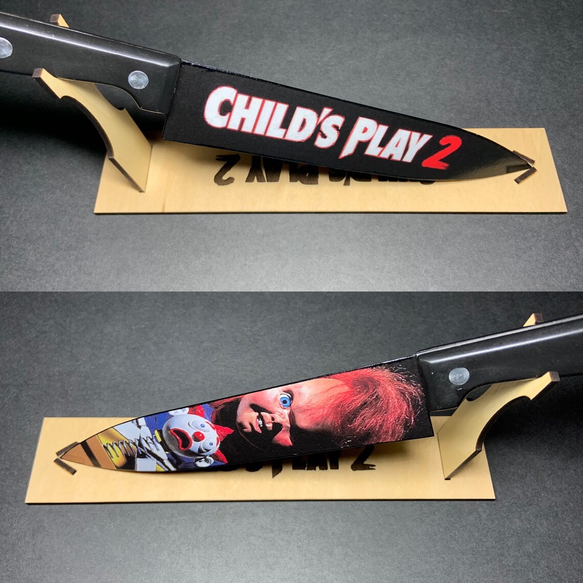 Childs Play Chucky 6 Knife Set With/Without Laser Engraved | Etsy