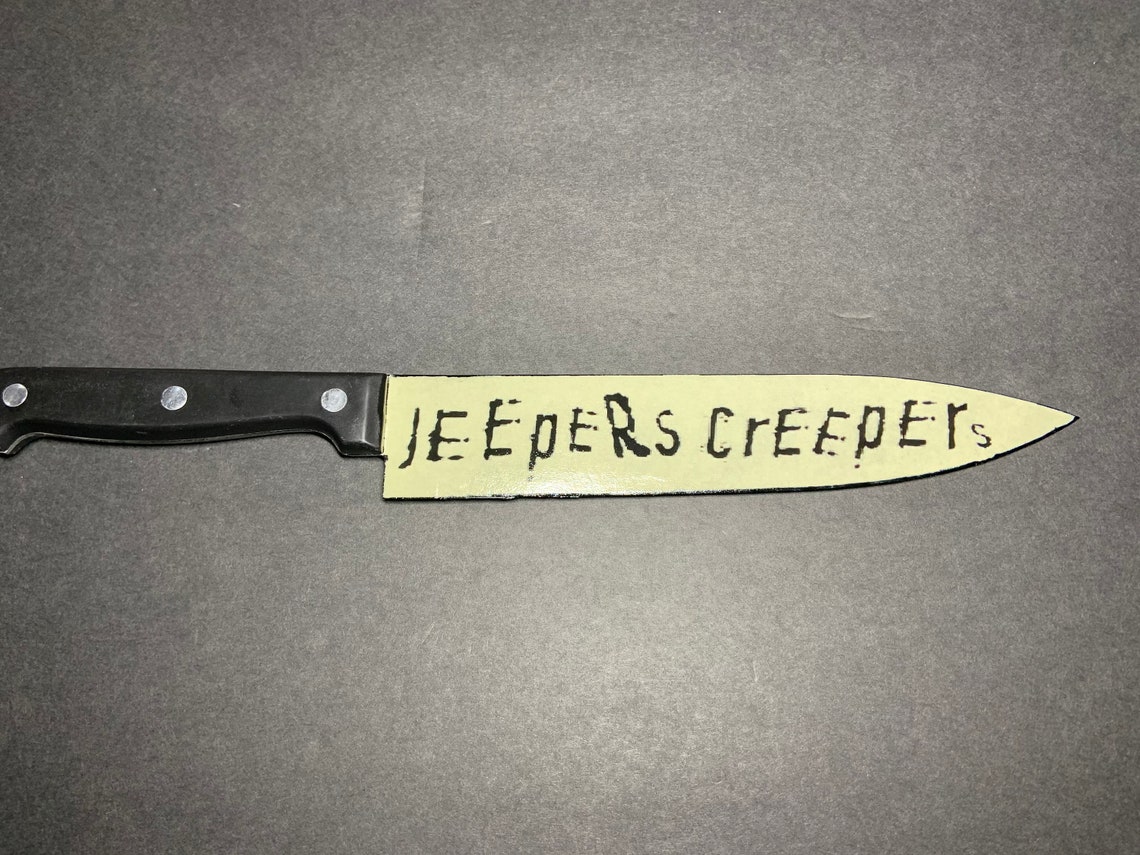 Jeepers Creepers 2001 Knife With/without Sublimated Stand - Etsy