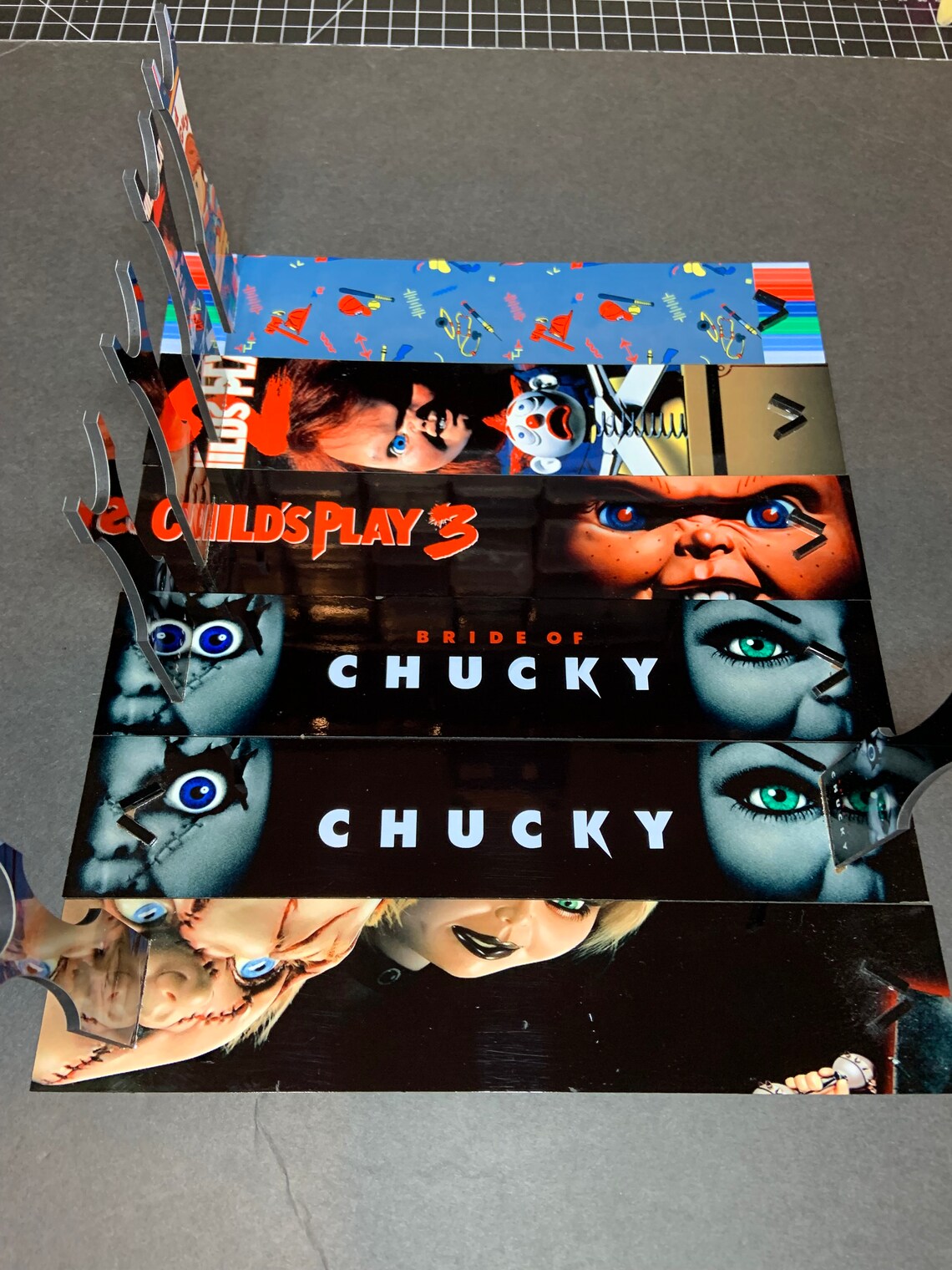 Childs Play Chucky 6 Knife Set With/without Sublimated Stands - Etsy