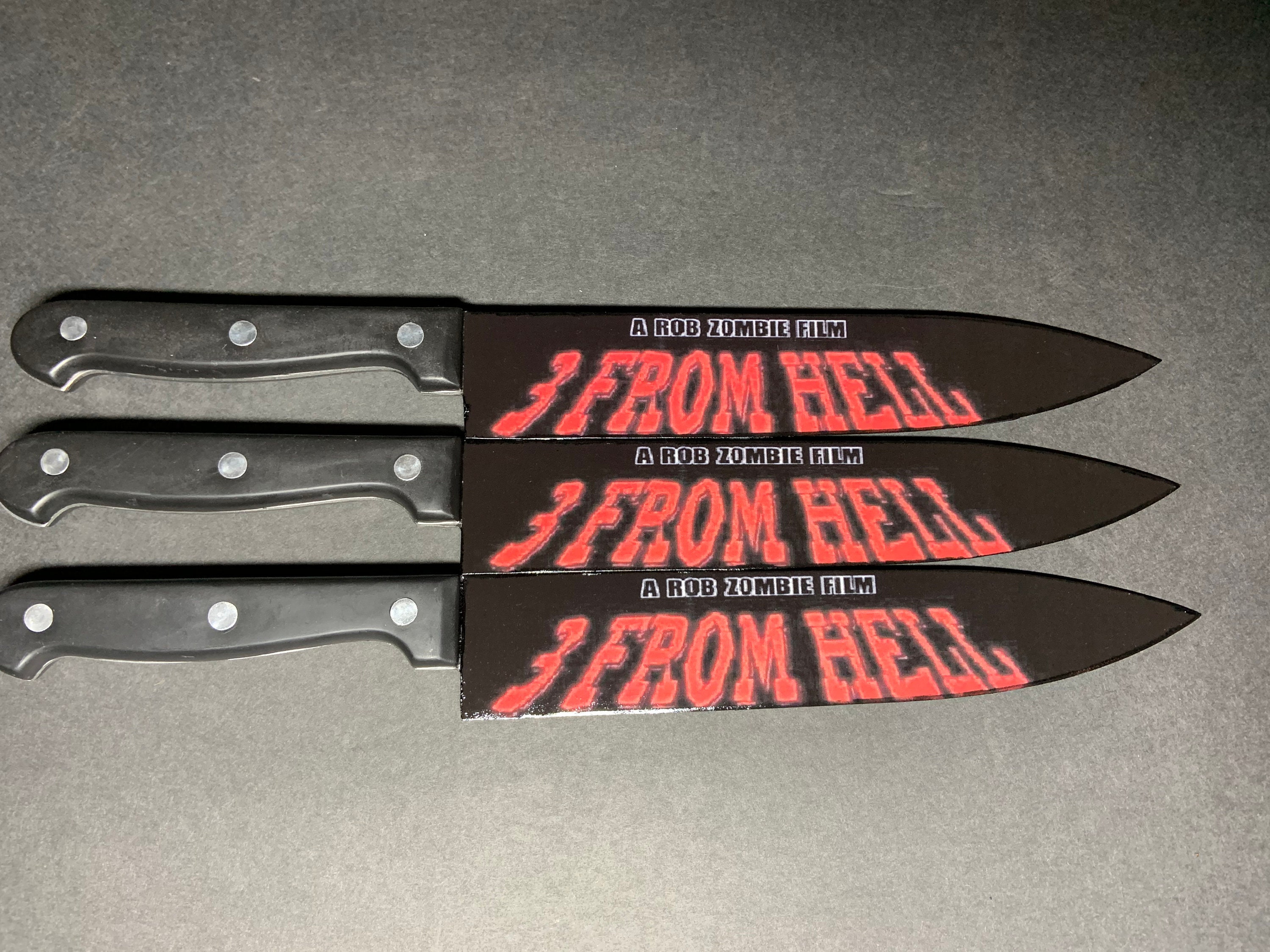 3 From Hell Rob Zombie Knife Set With/Without Laser Engraved | Etsy