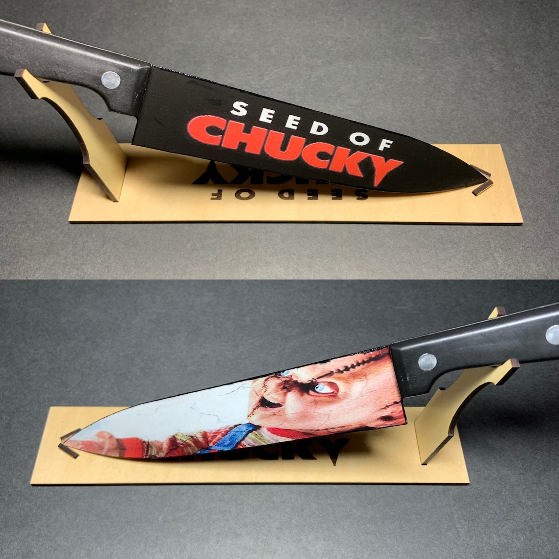 Childs Play Chucky 6 Knife Set With/Without Laser Engraved | Etsy