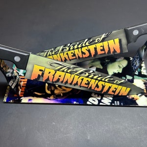 Bride of Frankenstein Horror Kitchen 2 Knife Set With/without Laser ...