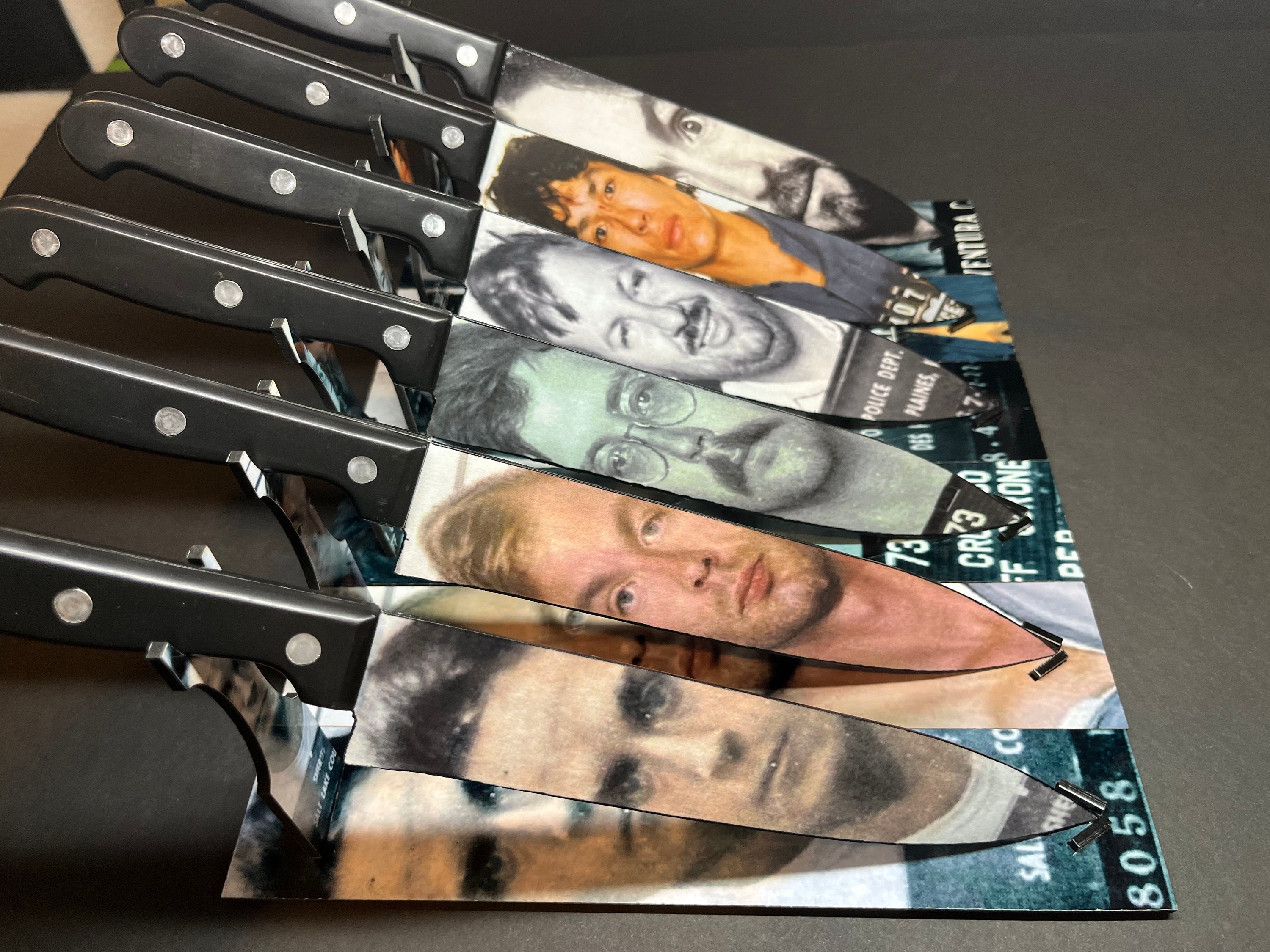 Serial Killer Horror Kitchen 6 Chef Knife Set With/without Sublimated ...
