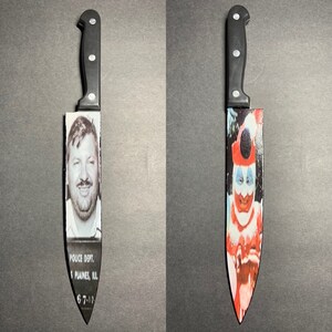 John Wayne Gacy Jr Serial Killer Kitchen Knife With/without Sublimated ...