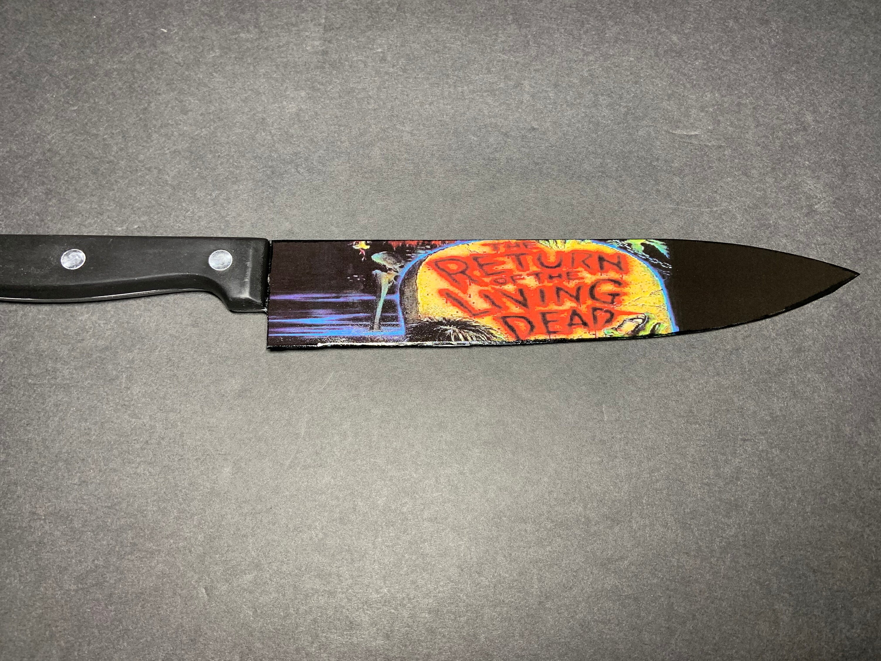 Return of the Living Dead Kitchen Knife With/without Sublimated Stand ...