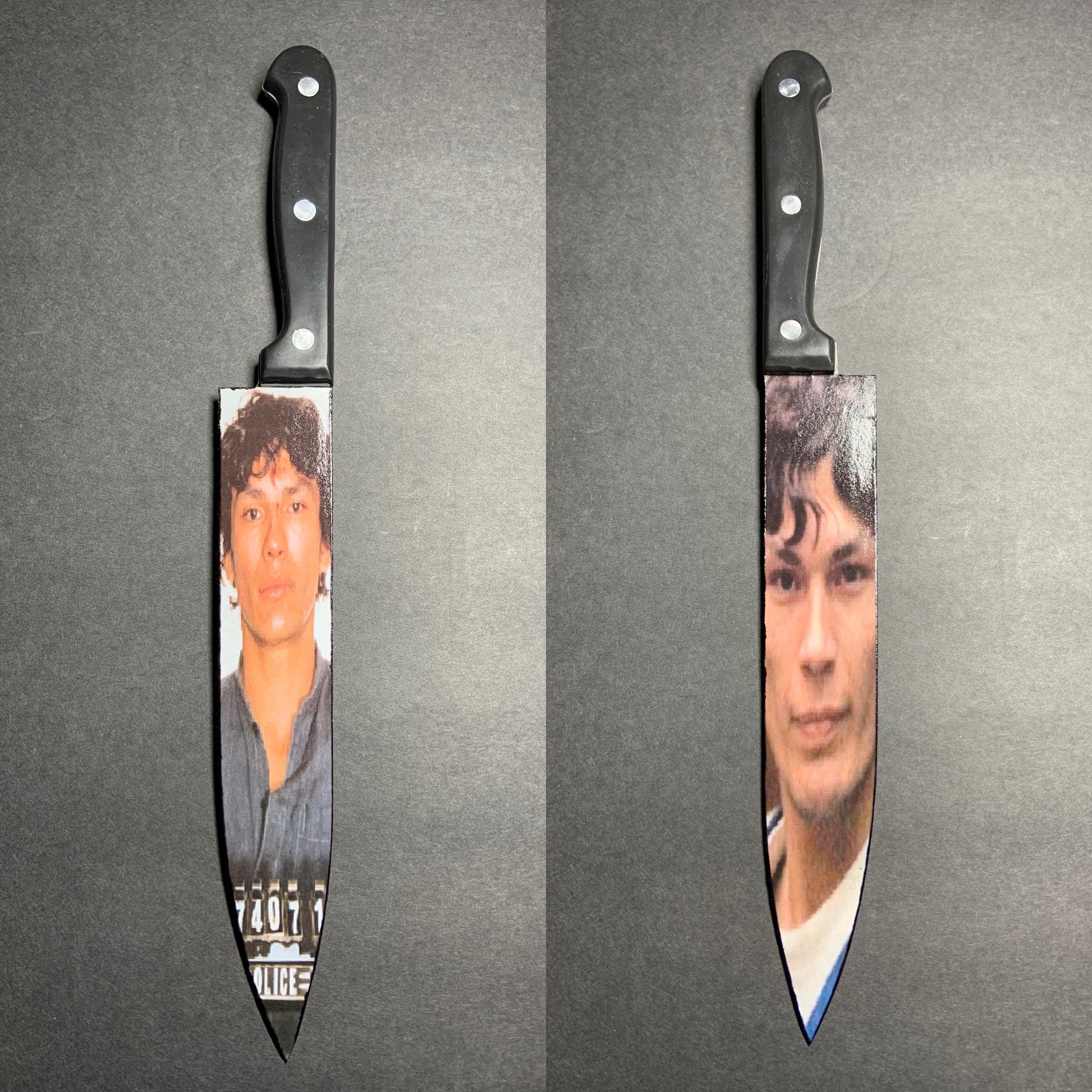 Richard Ramirez Serial Killer Knife With/without Sublimated Stand - Etsy